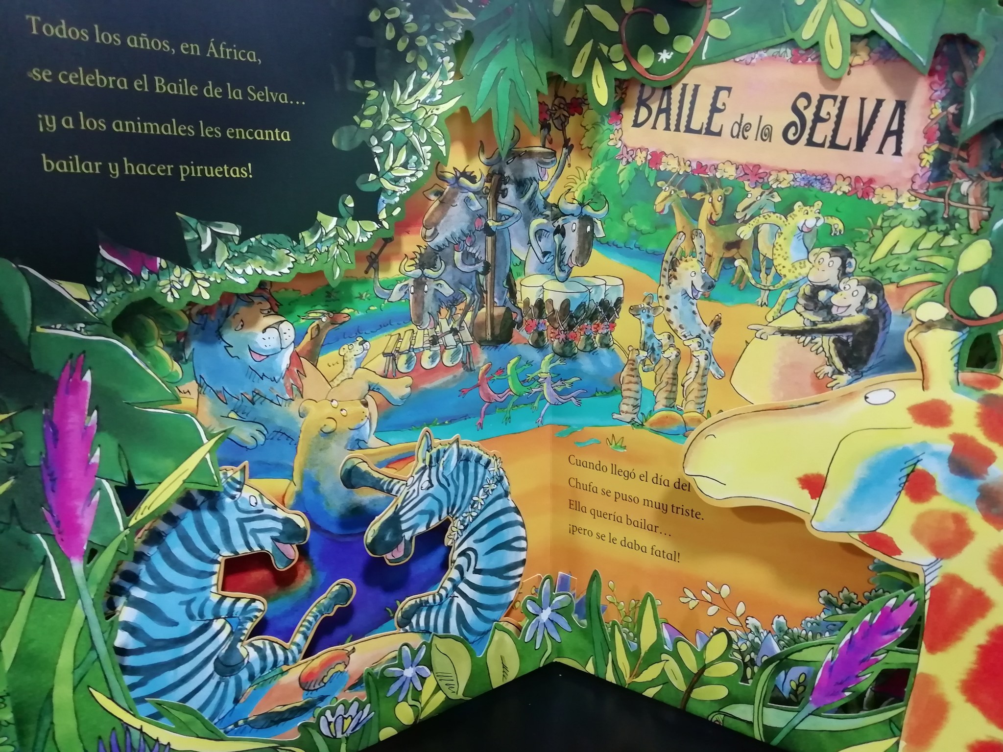 Las jirafas no pueden bailar